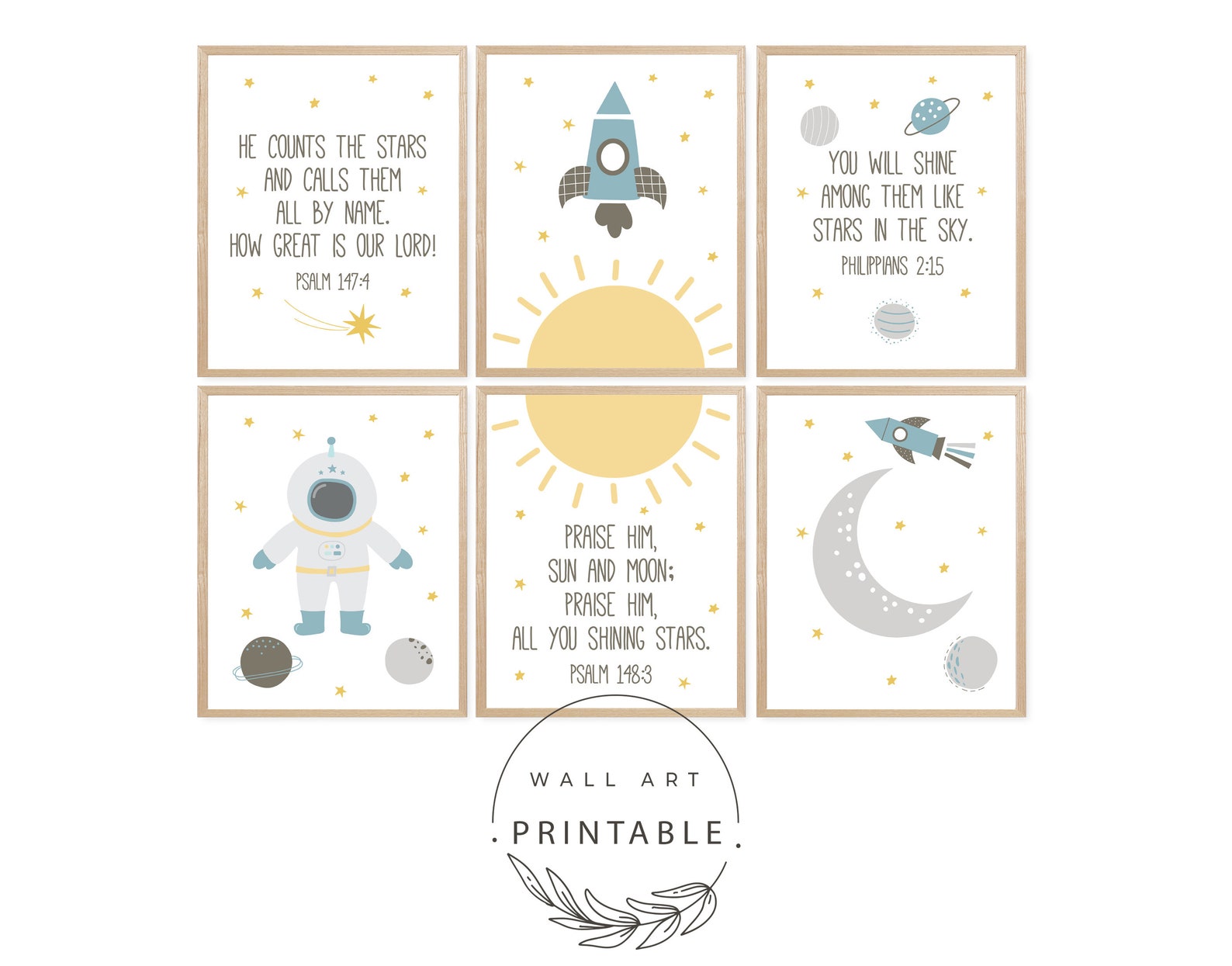 Printable Bible Verse Wall Art Digital Download Printable - Etsy