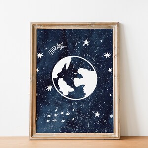 Buy Watercolor Outer Space Wall Art, Digital Download, Printable Wall ...