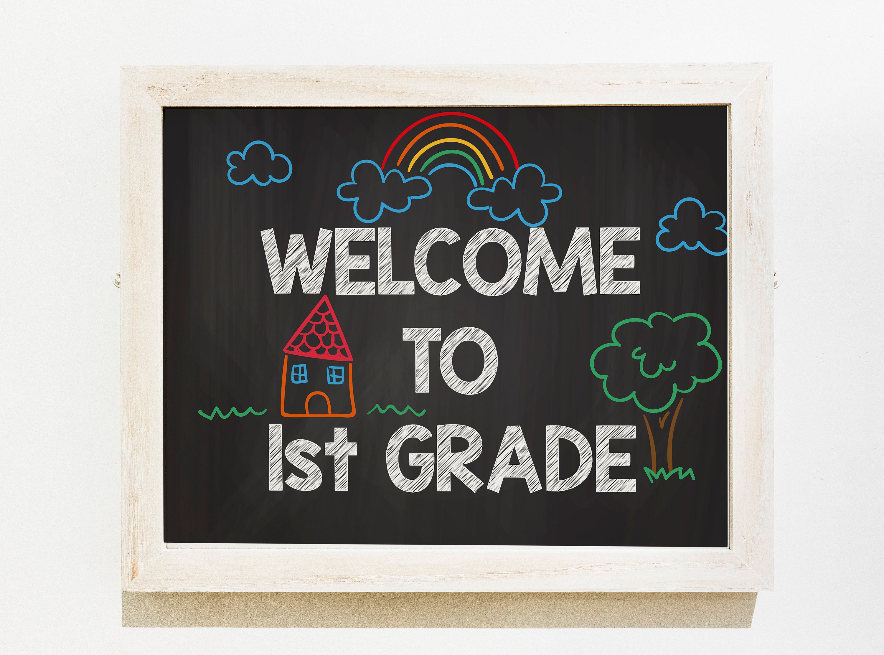 Welcome to 1st Grade Printable Sign for Classroom Decor | Etsy