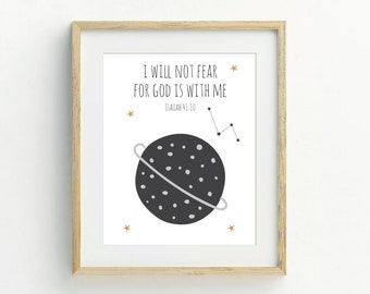 Space Themed Nursery Star Printable Art You Made the - Etsy
