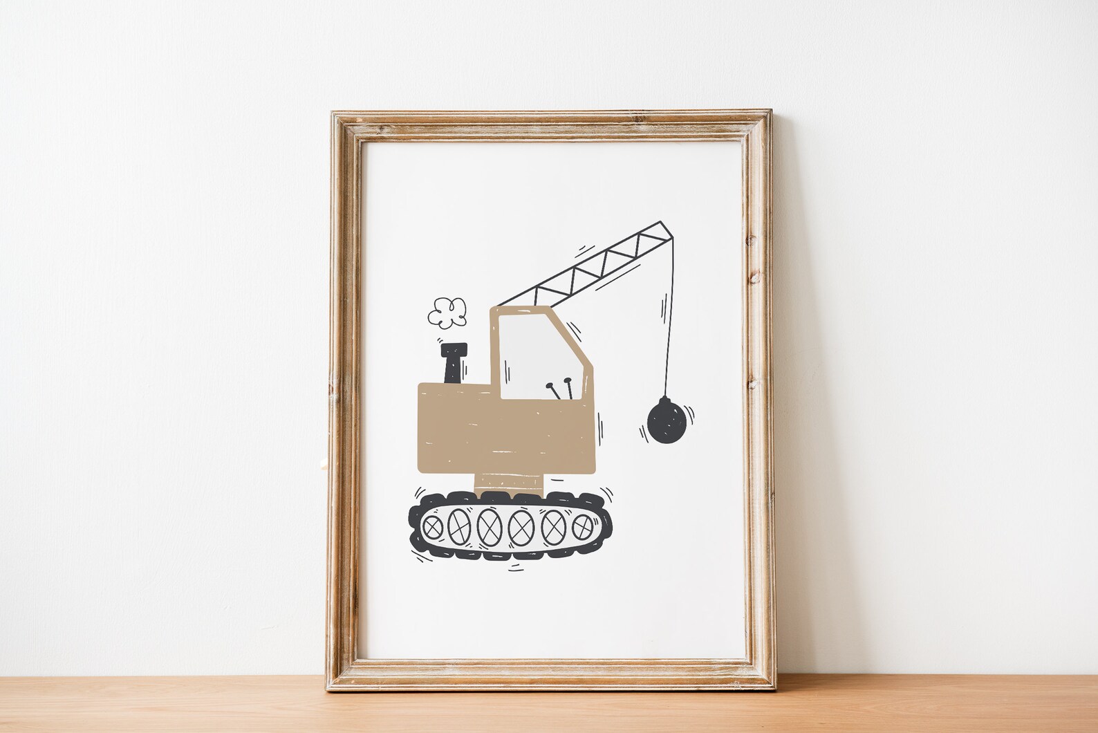 Printable Construction Wall Art Digital Download Printable - Etsy