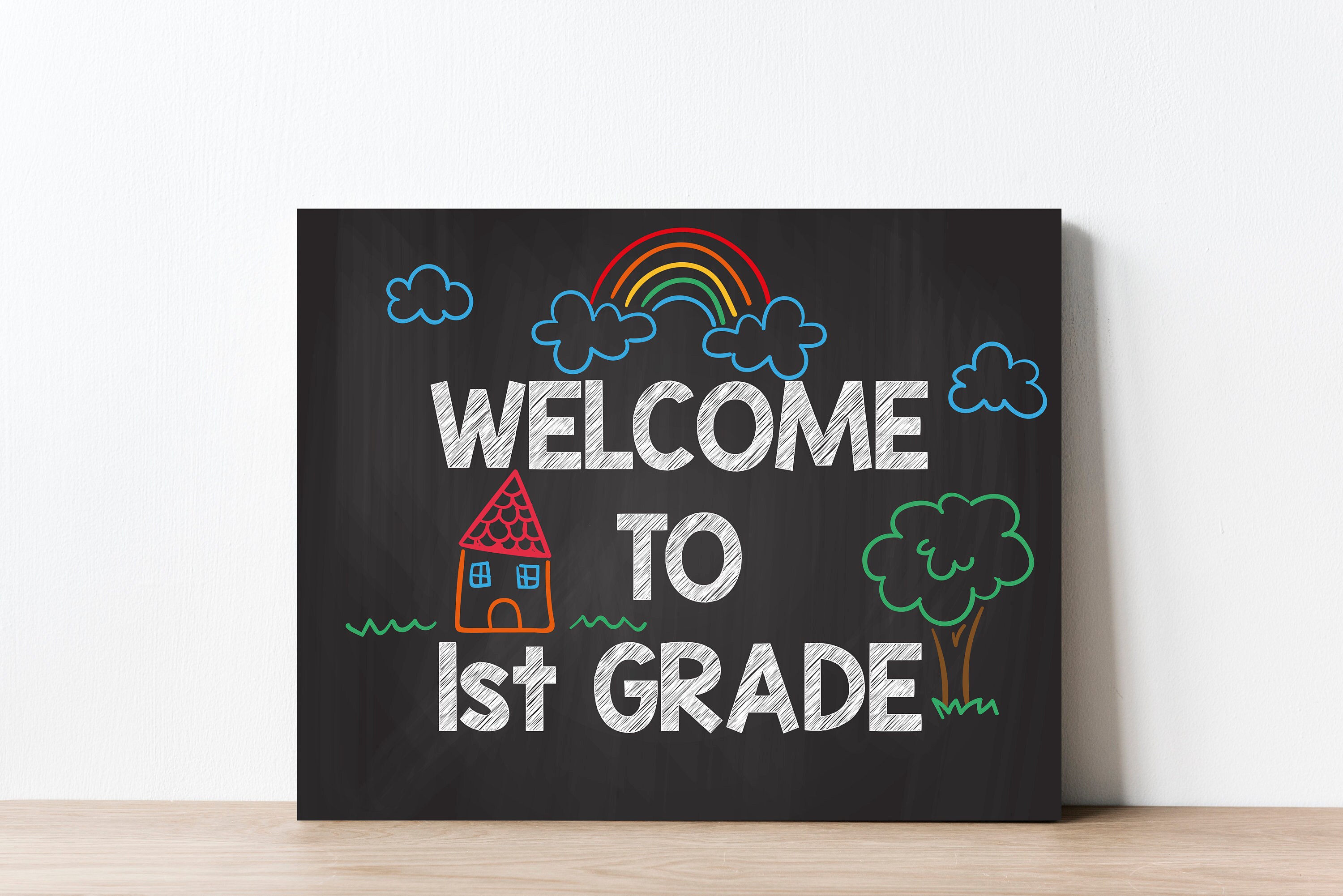 Welcome to 1st Grade Printable Sign for Classroom Decor | Etsy
