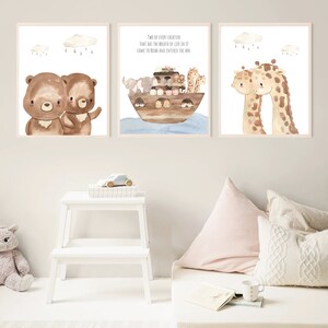 Noah's Ark Printable Wall Art, Digital Download, Nursery Decor, Kids ...