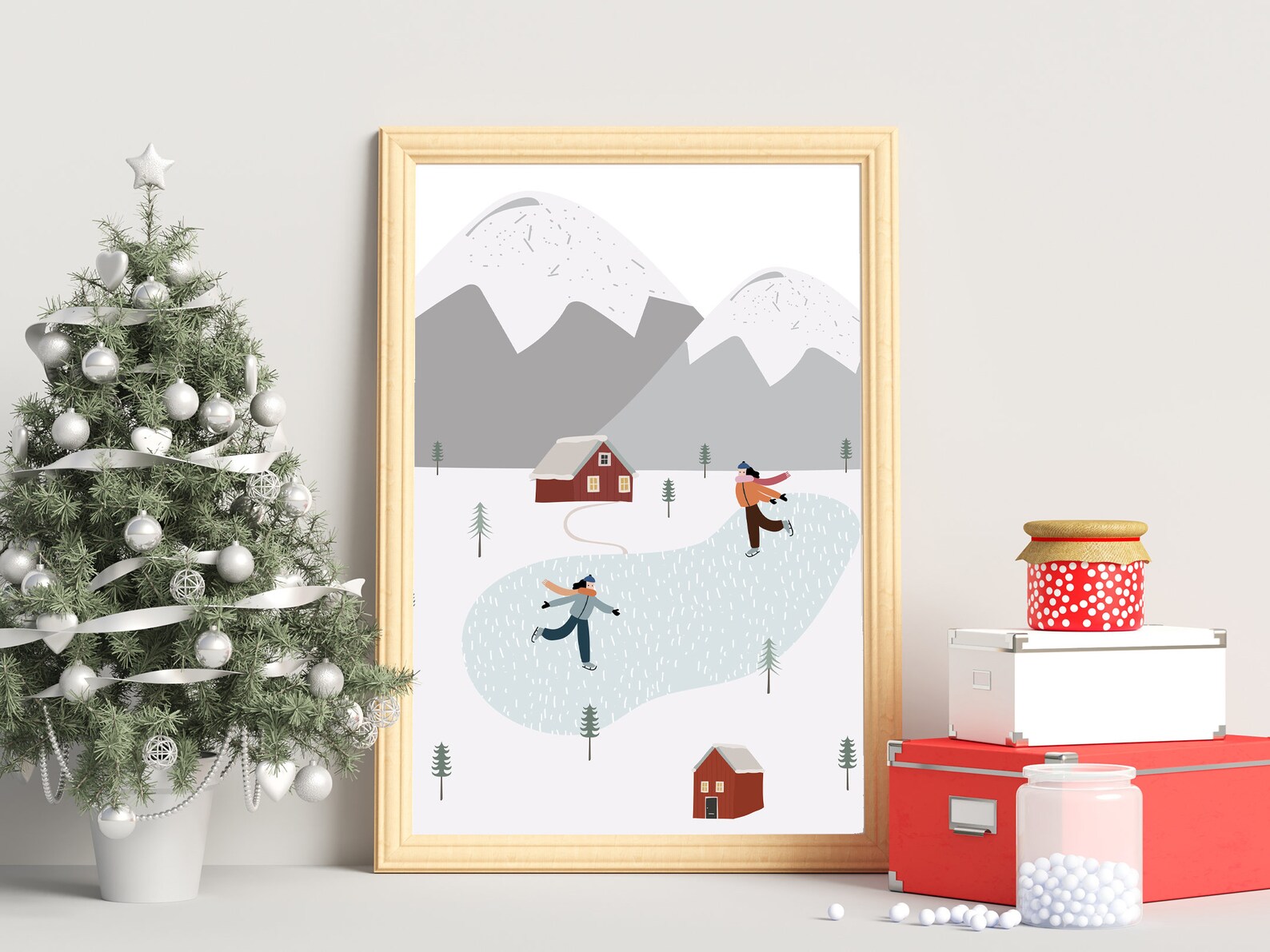 Winter Wonderland Printable Wall Art Digital Download - Etsy