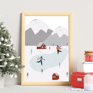 Winter Wonderland Printable Wall Art, Digital Download, Holiday Decor ...