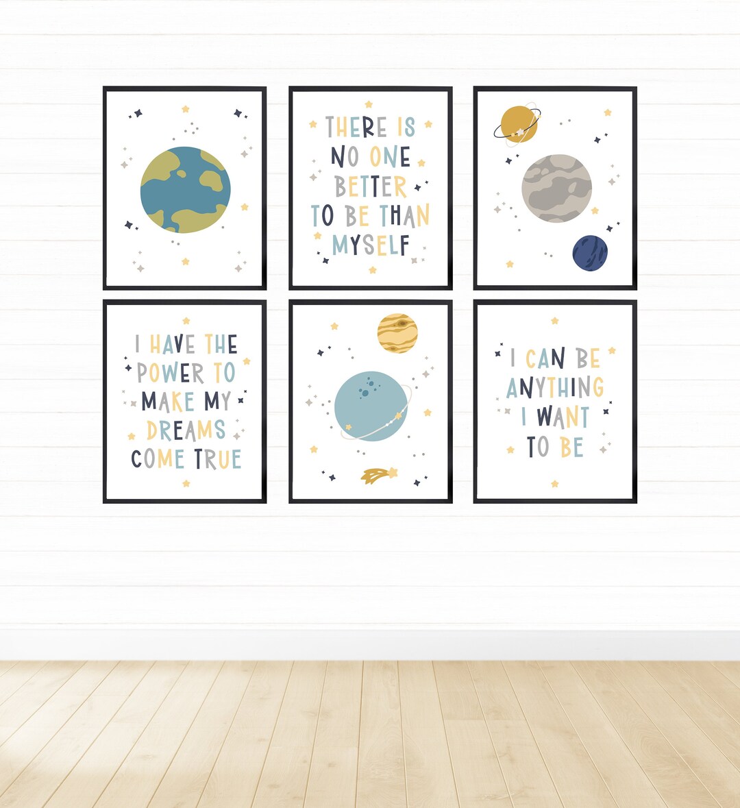 Outer Space Printable Wall Art, Space Themed Nursery, Space Wall Art ...