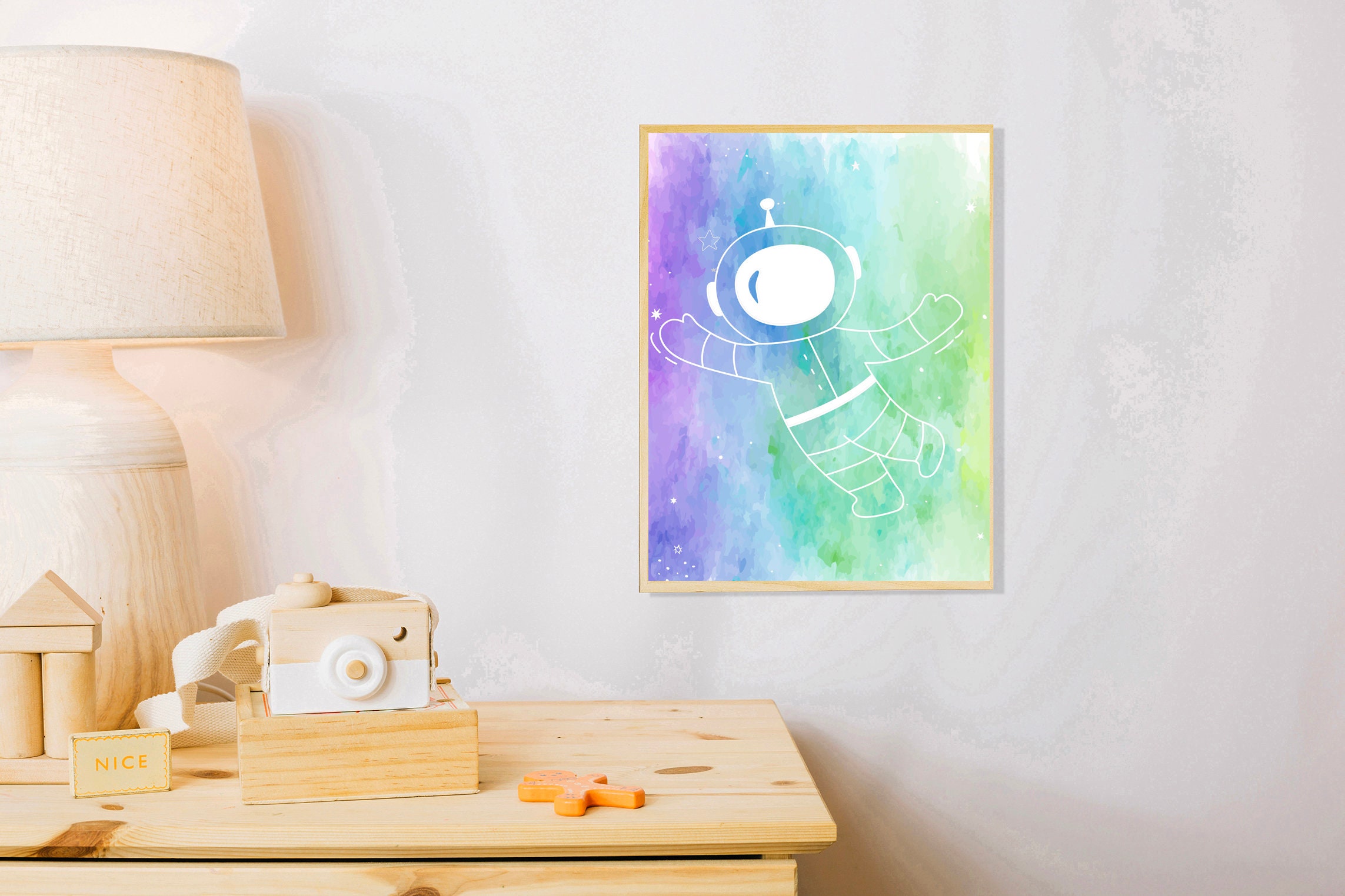 Outer Space Decor Digital Download Printable Wall Art Space | Etsy