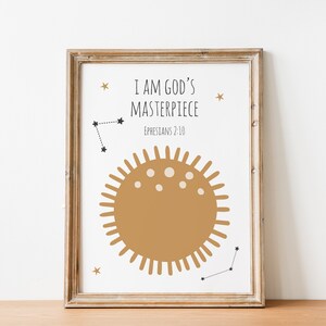 Bible Verse Printable Wall Art for Nursery Decor, Digital Download ...