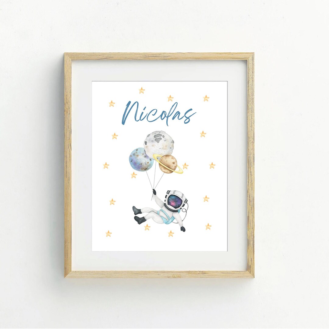 Custom Boy Name Sign Printable Wall Art, Digital Download, Personalized ...