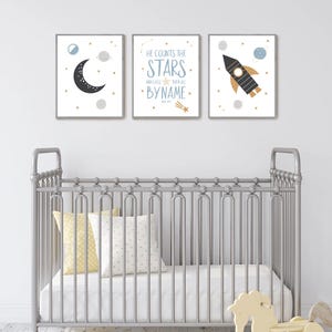 Outer Space Bible Verse Printable Wall Art, Digital Prints Download ...