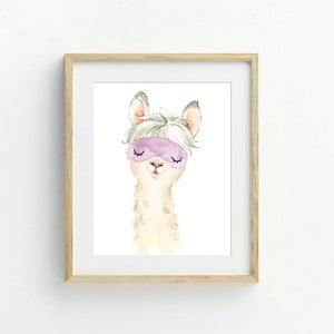 Set of 3 Llama Wall Art Printable Wall Art Digital Download - Etsy