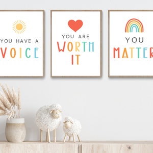 Classroom Prints, Printable Wall Art, Digital Download, Inspirational ...