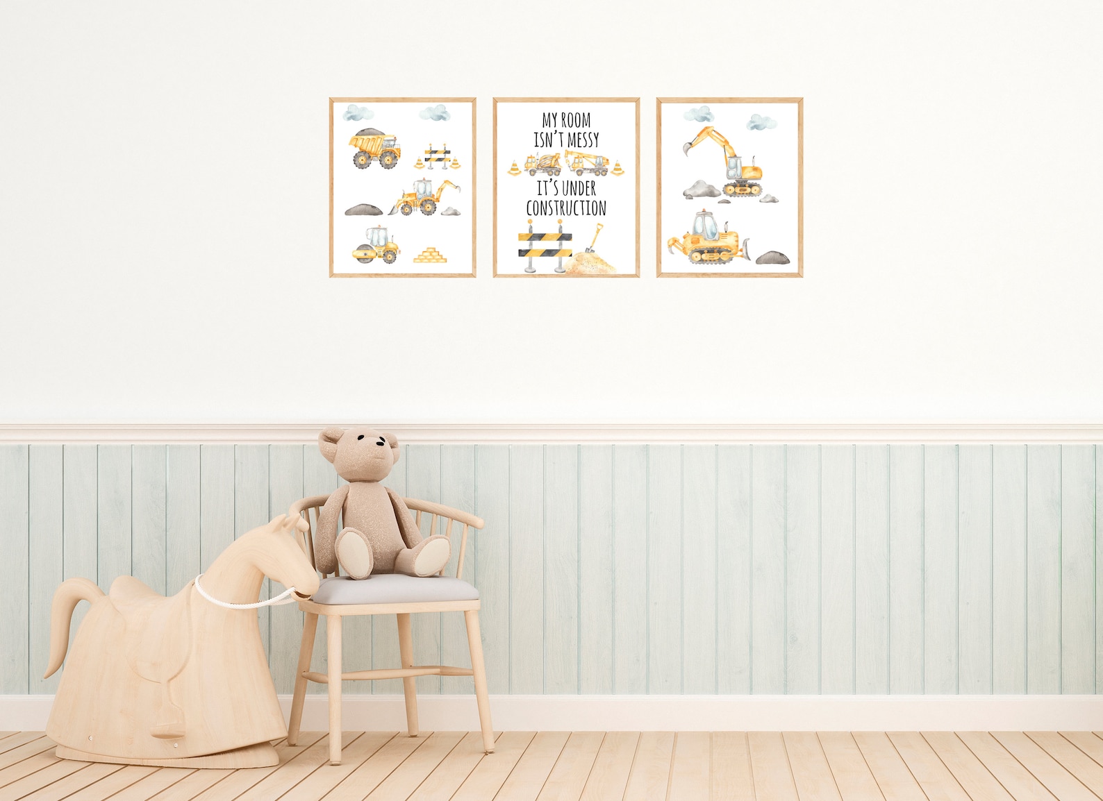 Printable Construction Wall Art Digital Download Printable - Etsy