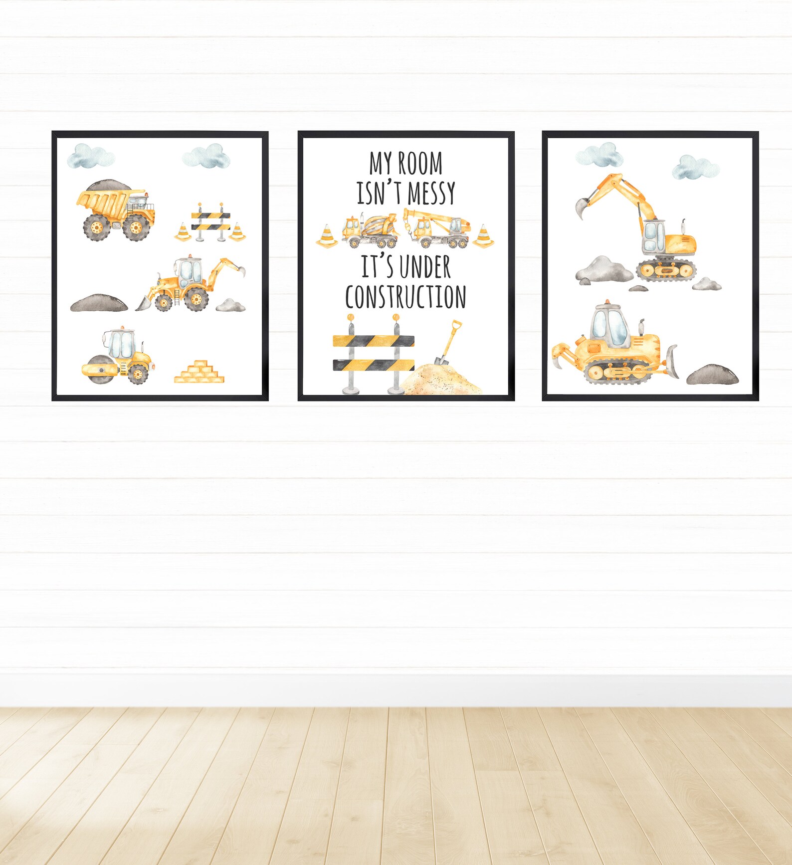 Printable Construction Wall Art Digital Download Printable - Etsy
