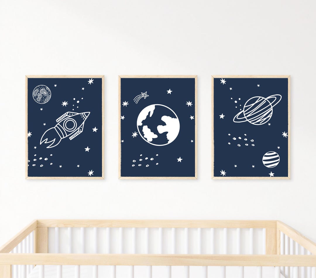 Outer Space Wall Art, Printable Wall Art, Digital Download, Outer Space ...