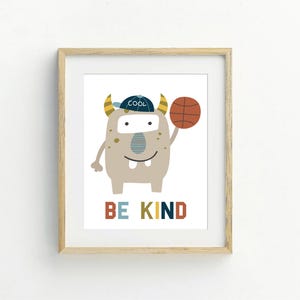 Monsters Printable Wall Art, Digital Download, Baby Boy Nursery Decor ...