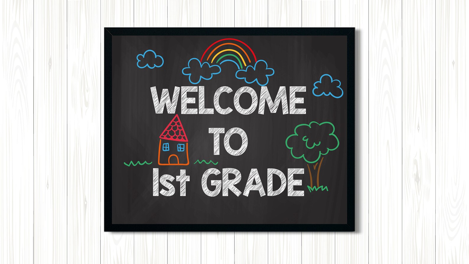 Welcome to 1st Grade Printable Sign for Classroom Decor | Etsy