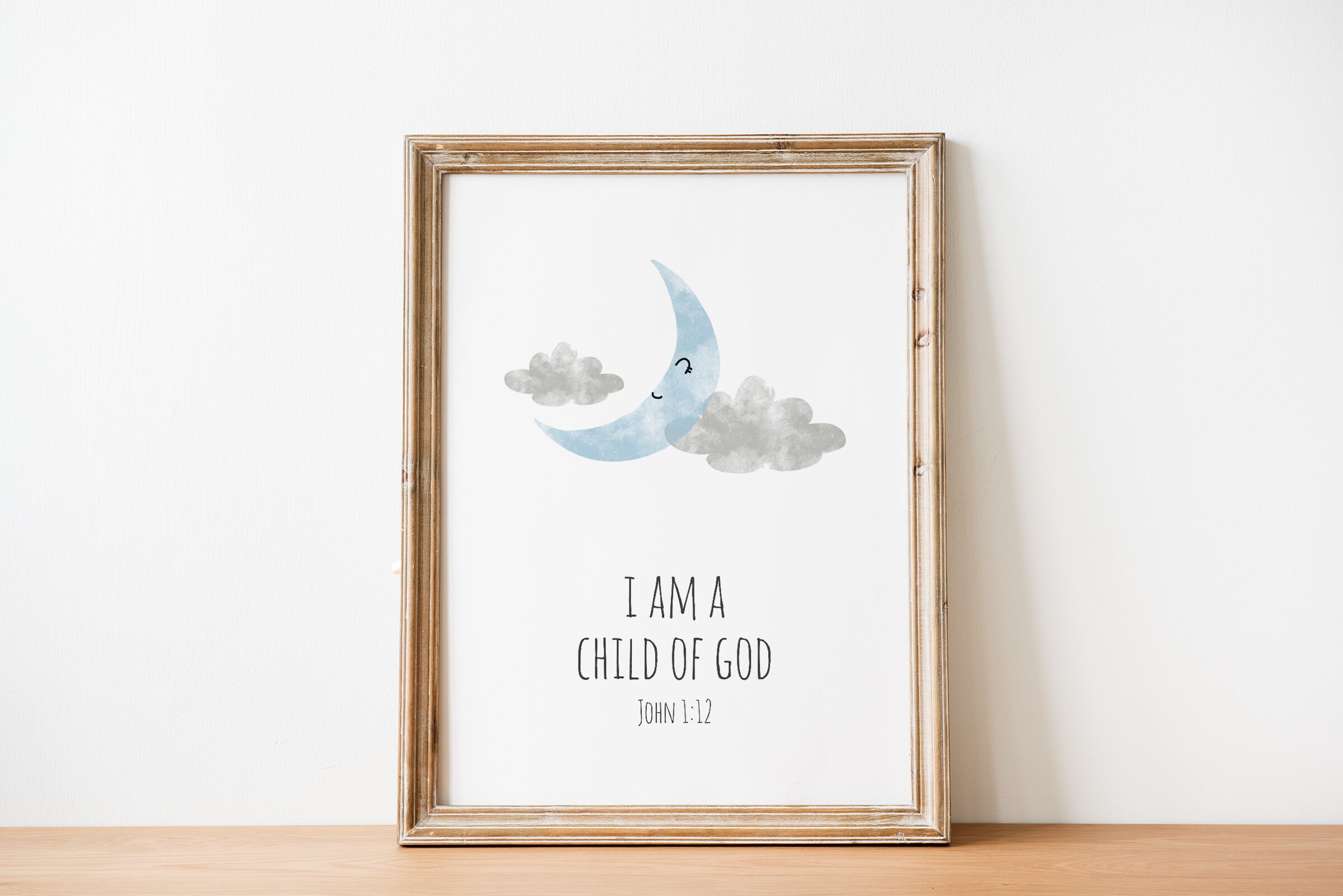 Bible Verse for Kids Printable Wall Art Digital Download | Etsy