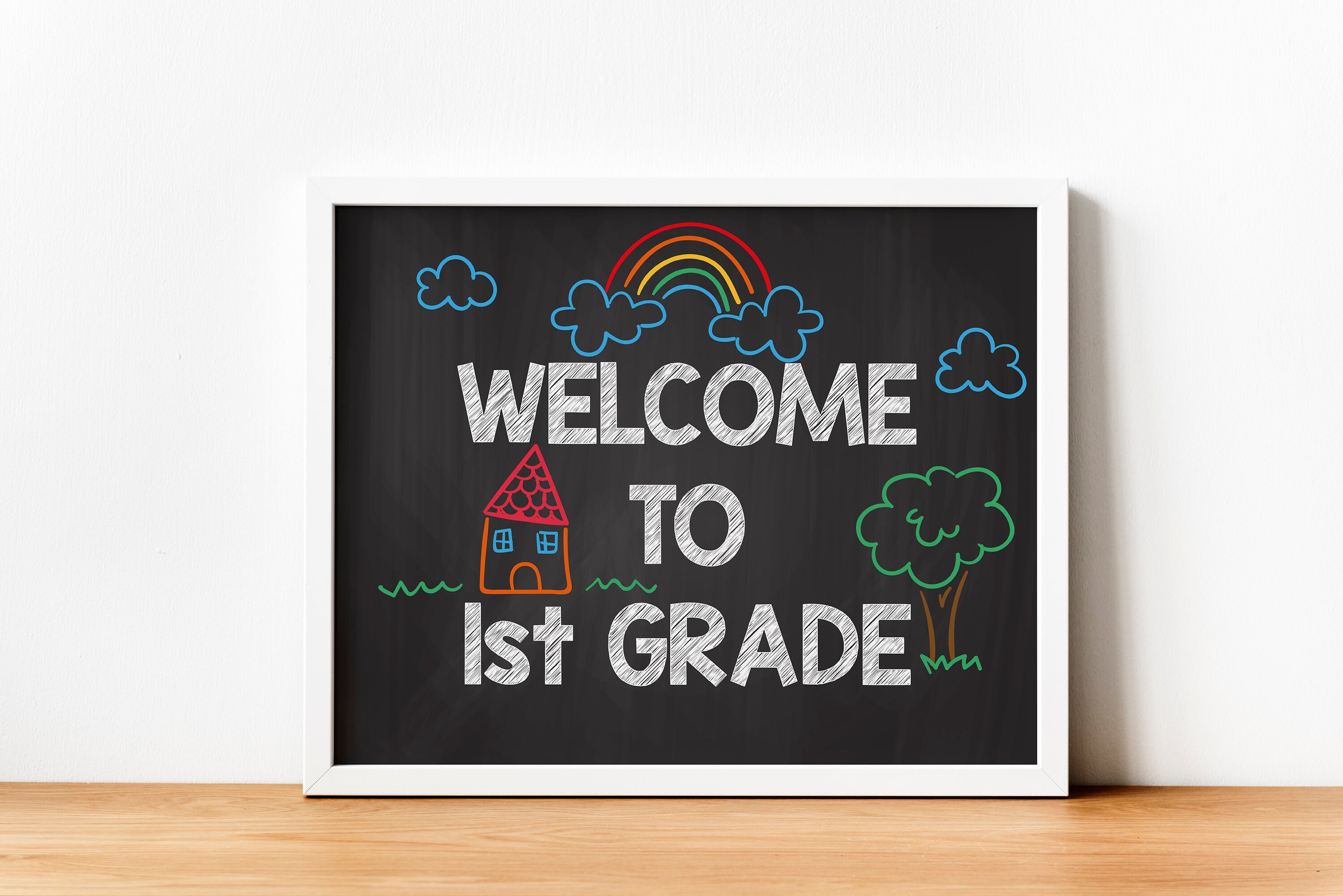 Welcome to 1st Grade Printable Sign for Classroom Decor | Etsy