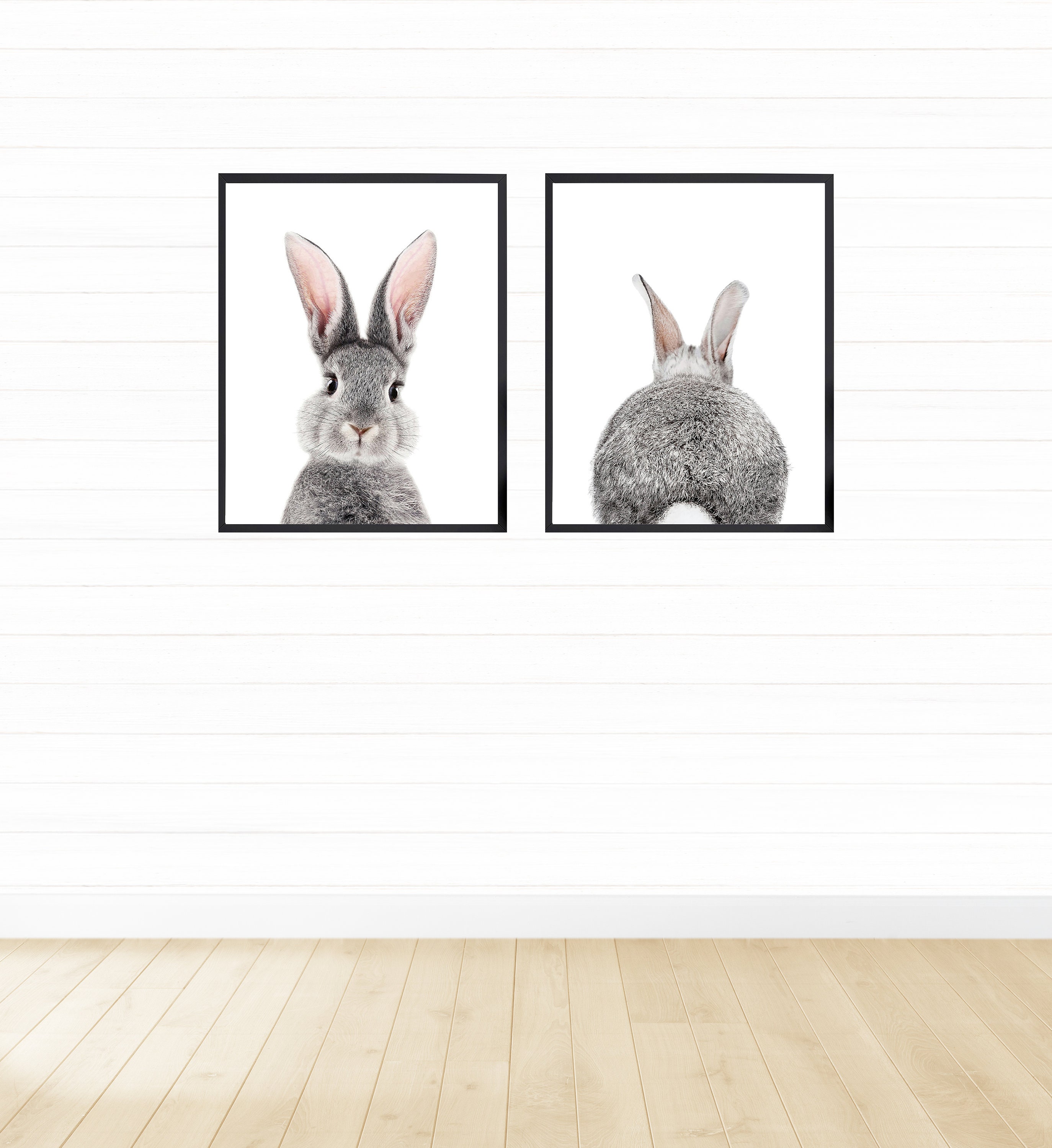 Printable Bunny Print Set of 2 Digital Download Printable - Etsy