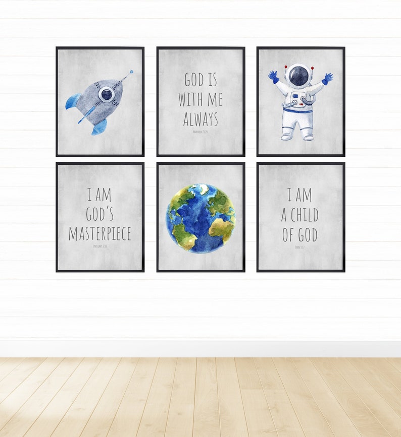 Watercolor Outer Space Wall Art Printable Wall Art Digital - Etsy