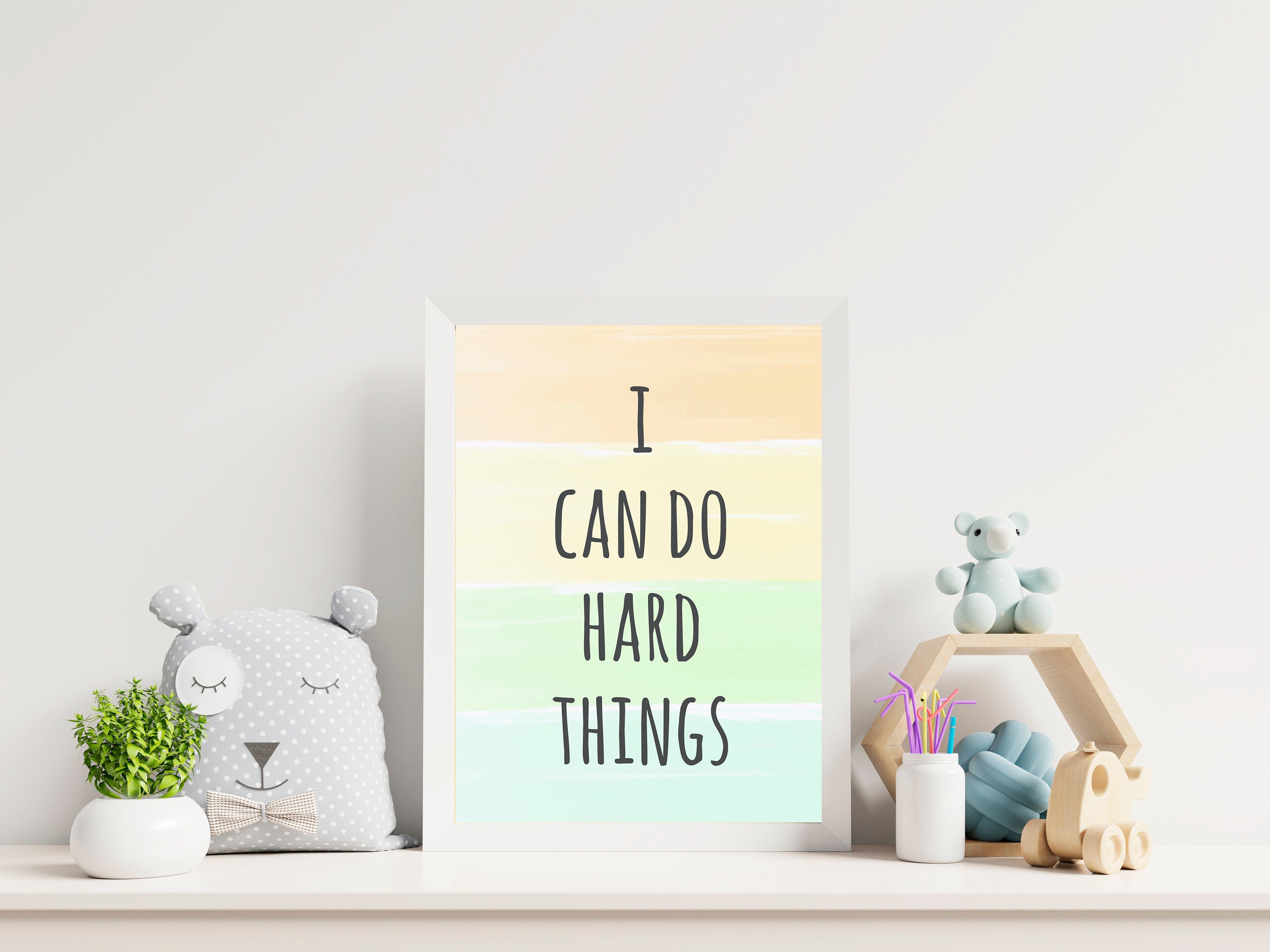 Kids Affirmation Printable Wall Art Digital Download | Etsy