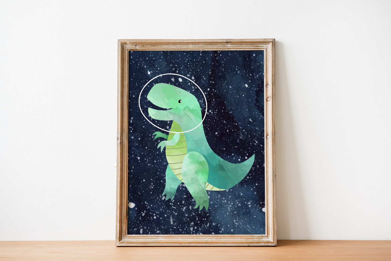 Watercolor Dinosaurs Printable Wall Art Set of 3 Digital | Etsy