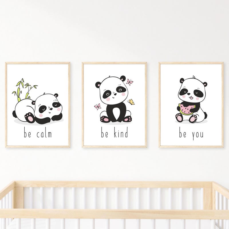 Panda Wall Art - Etsy