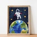 Watercolor Outer Space Printable Wall Art Set of 3 Digital - Etsy