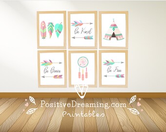 Boho wall art | Etsy