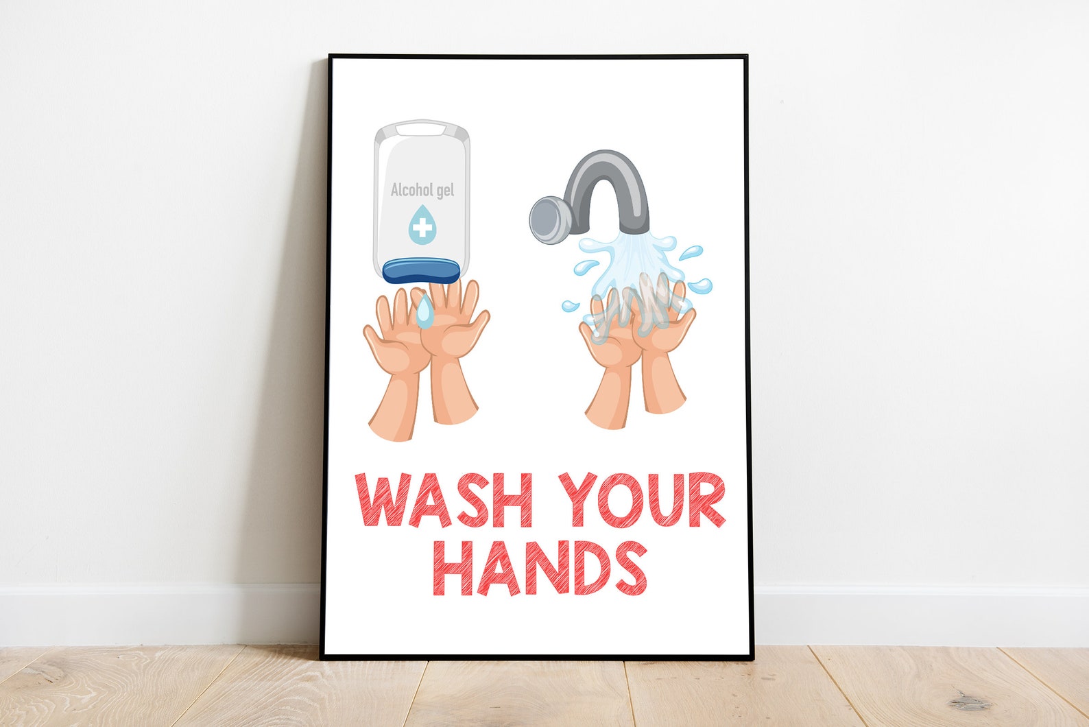 Classroom Covid Rules Printable Wall Art Digital Download | Etsy