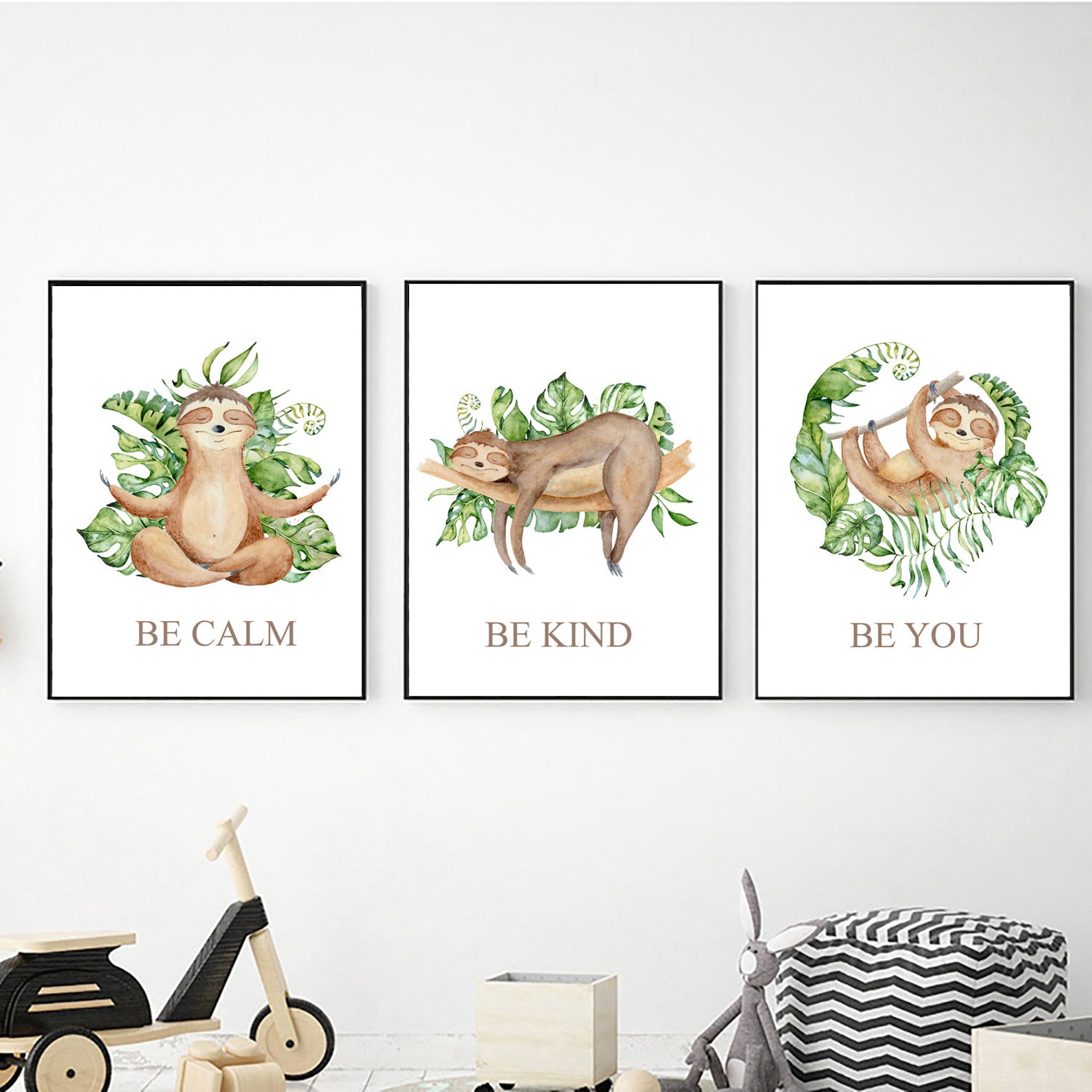 Sloth Nursery Printable Wall Art Digital Download Sloth - Etsy