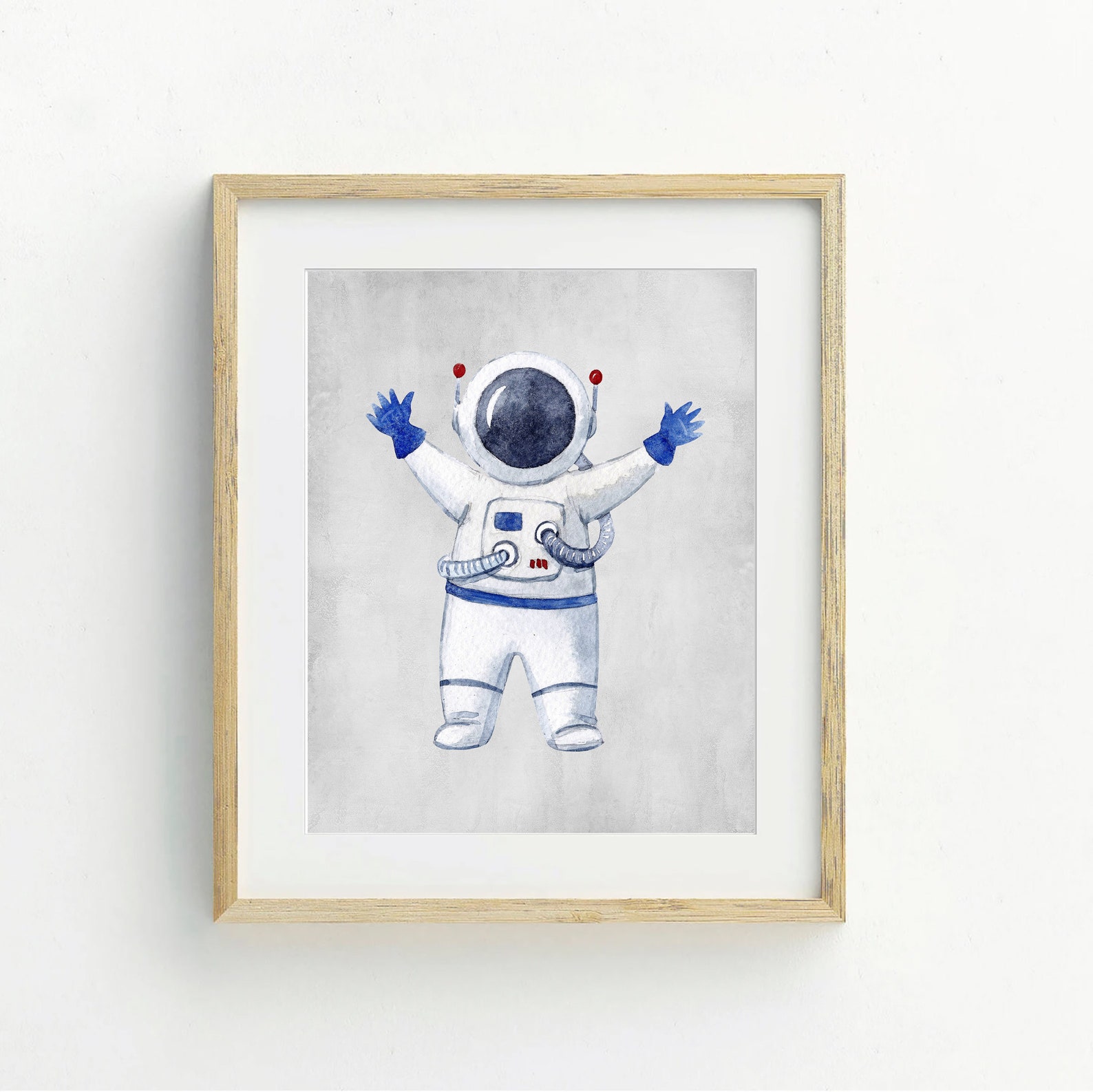 Watercolor Outer Space Wall Art Printable Wall Art Digital - Etsy