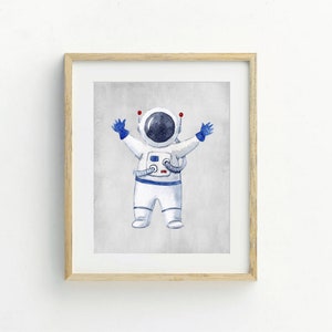 Watercolor Outer Space Wall Art Printable Wall Art Digital - Etsy