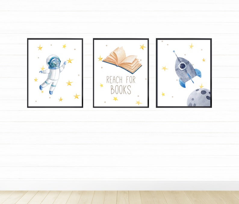 Reading Corner Printable Wall Art Digital Download Space | Etsy