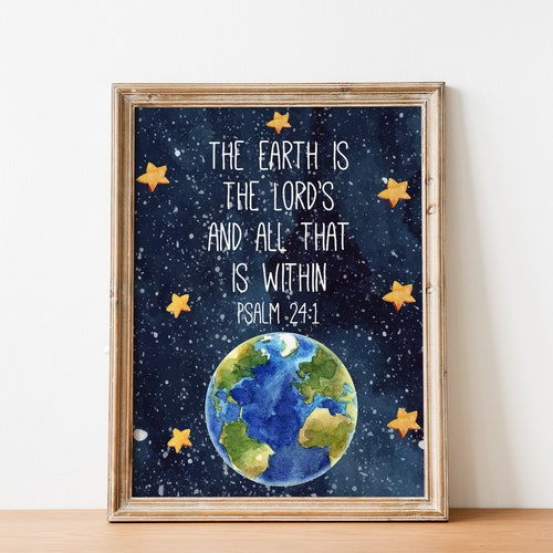 Watercolor Outer Space Printable Wall Art Digital Download - Etsy