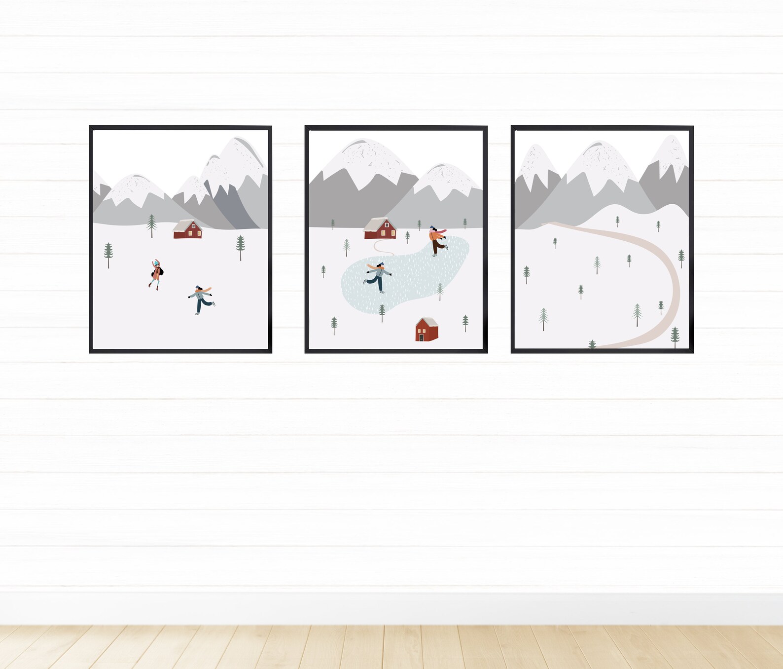 Winter Wonderland Printable Wall Art Digital Download - Etsy