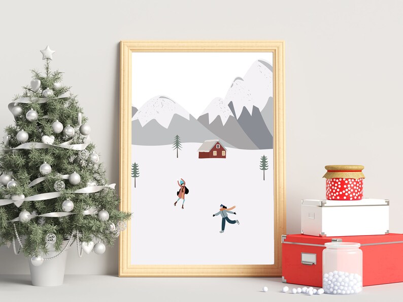 Winter Wonderland Printable Wall Art Digital Download - Etsy