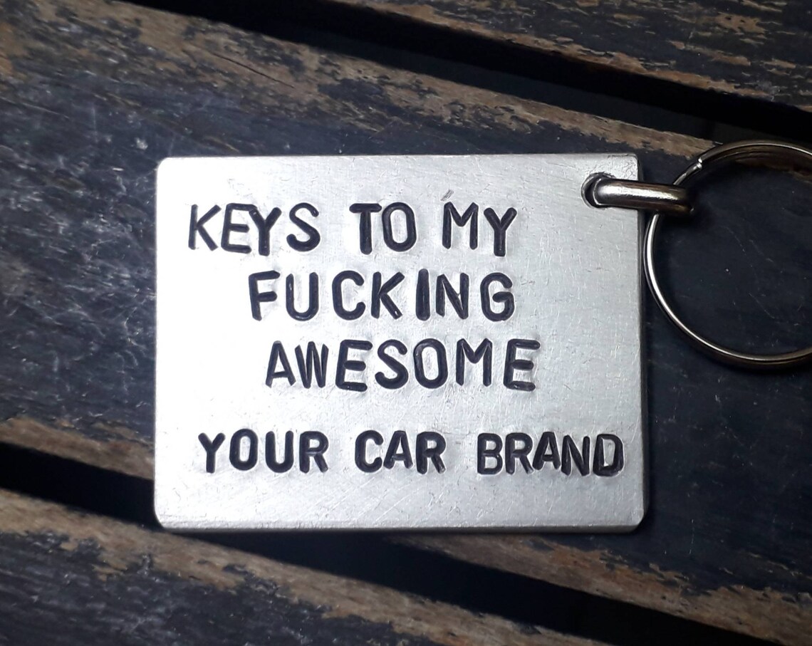 Your Car Brand Keychain for Your Car Model Keyring for Car - Etsy