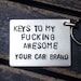Your Car Brand, Keychain for Your Car Model, Keyring for Car Lovers ...