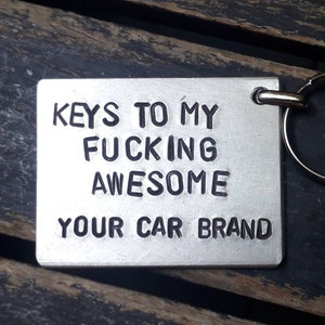 Your Car Brand, Keychain for Your Car Model, Keyring for Car Lovers ...