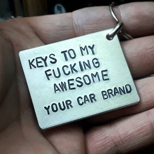 Your Car Brand, Keychain for Your Car Model, Keyring for Car Lovers ...