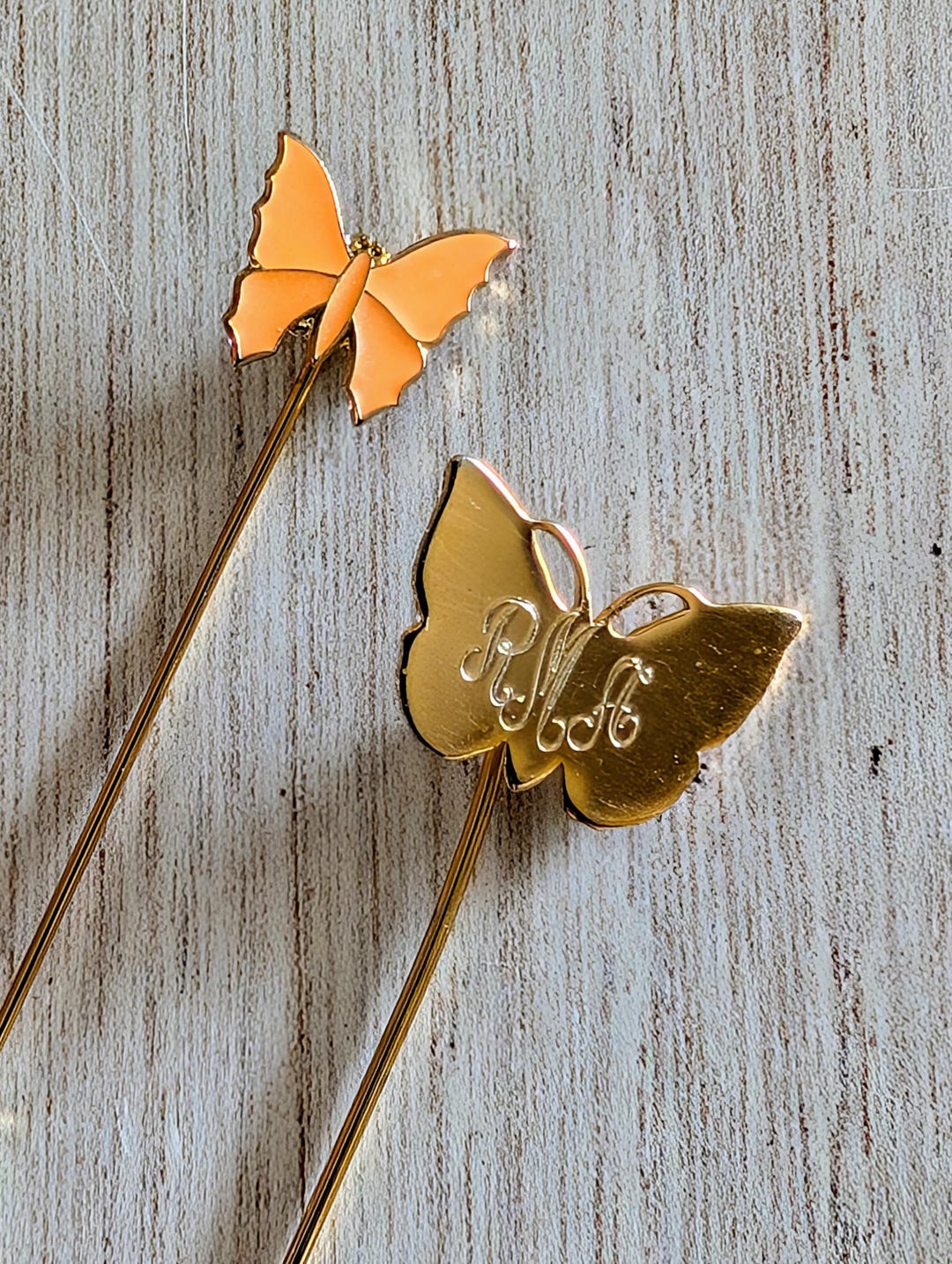 Butterfly Jewelry, Lapel Hat Stick Pins, 2pc - Etsy
