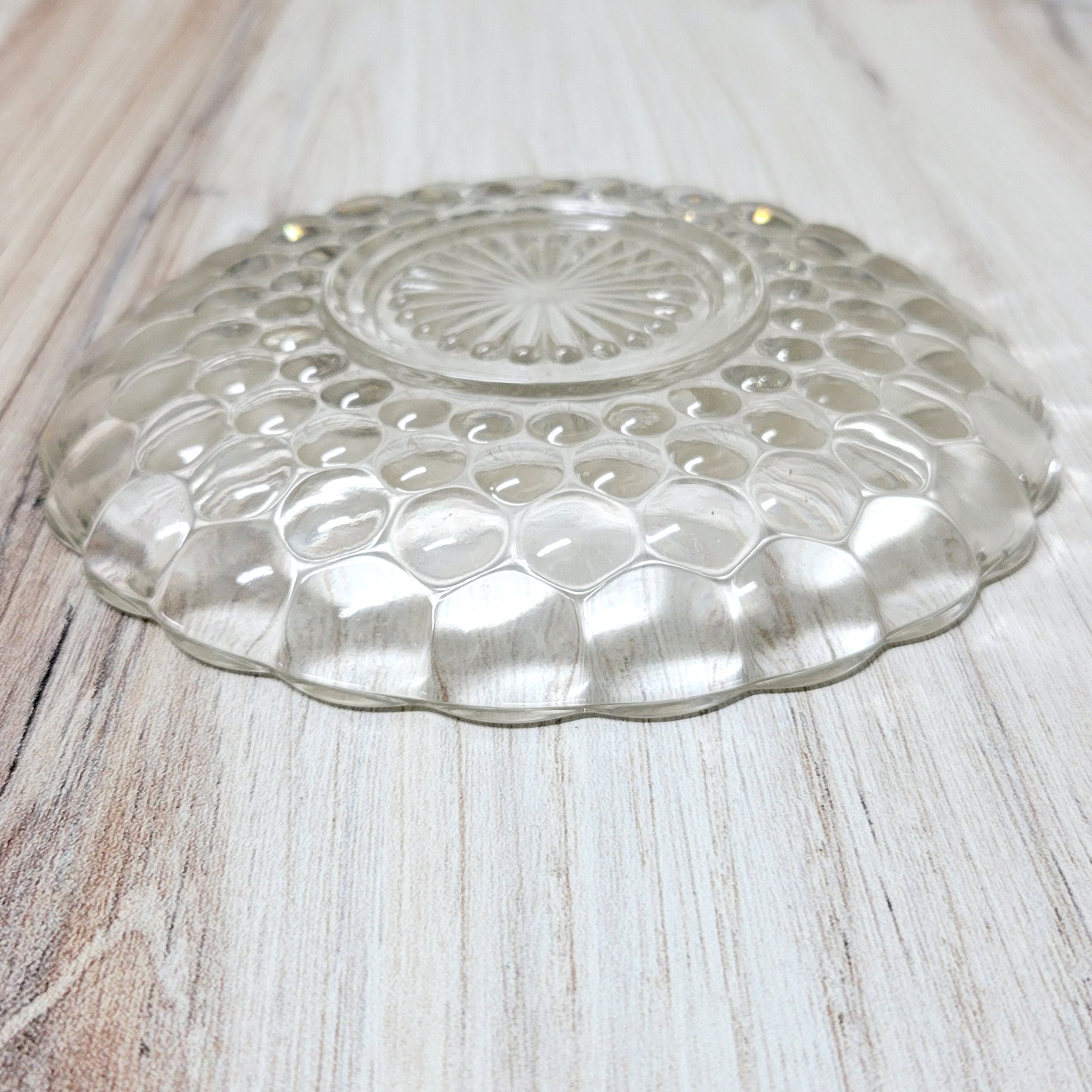 Anchor Hocking Bubble Pattern Plates, Depression Glass, 2pc - Etsy