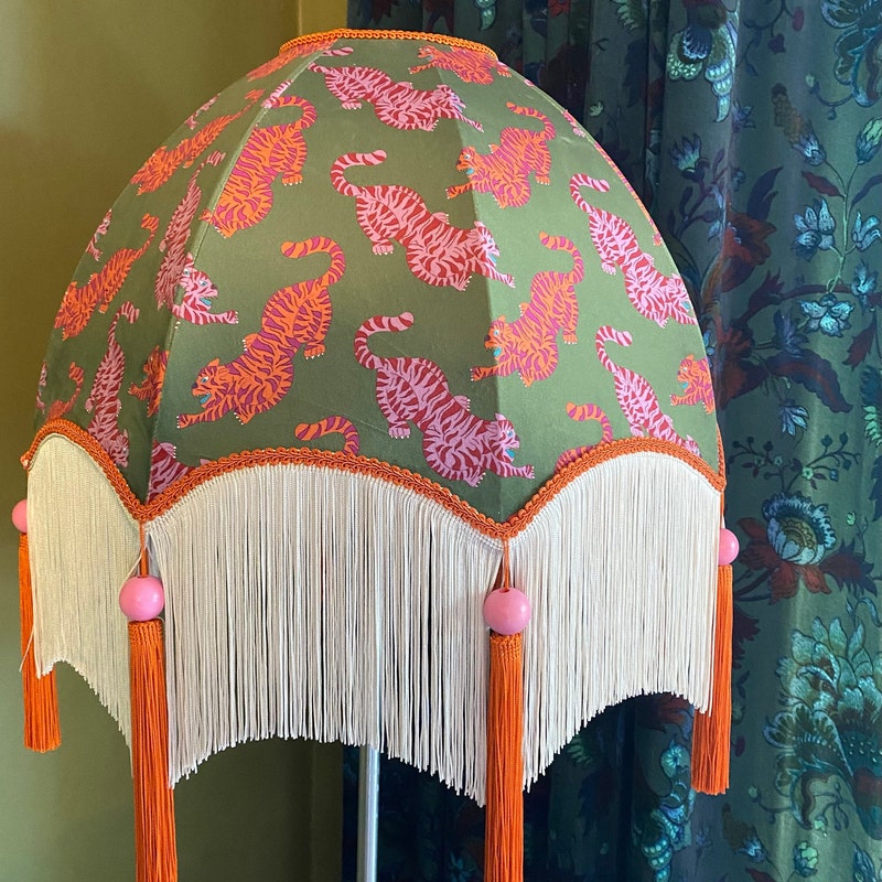 Fringed Lampshade - Etsy