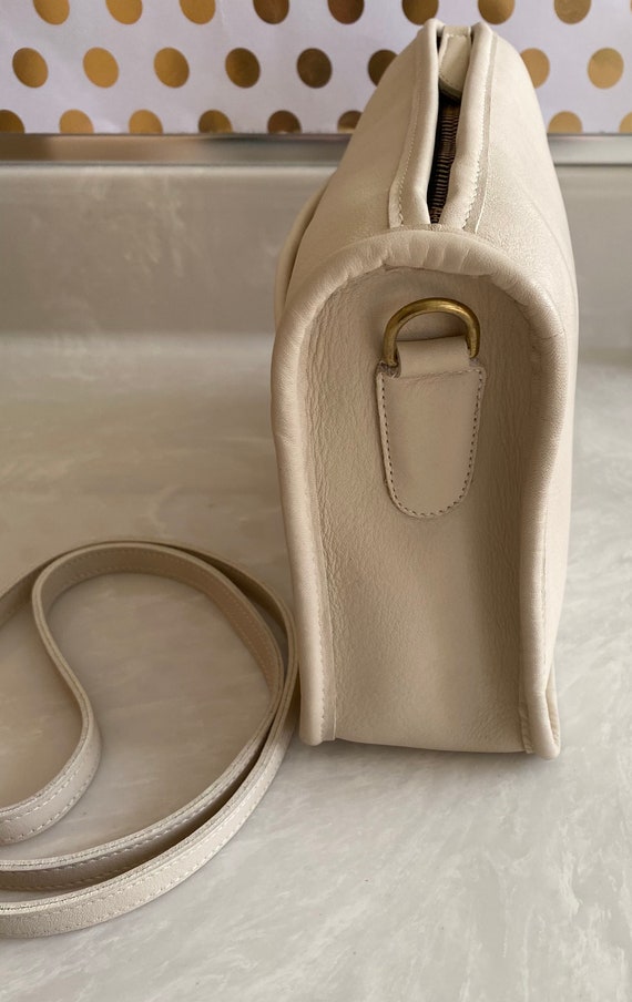 New Coach Vintage Bone Companion Shoulder Bag 80's - Gem