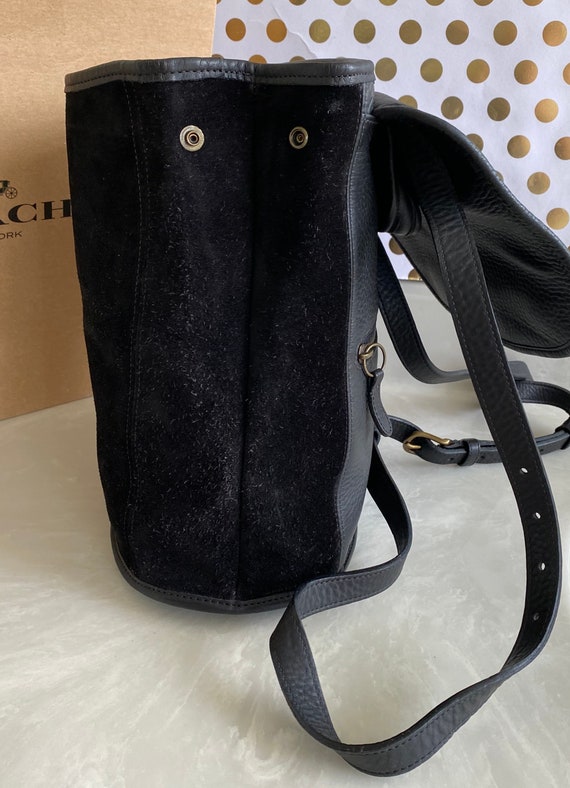 Coach Vintage Berkeley Black Suede Leather Mix Conver… - Gem