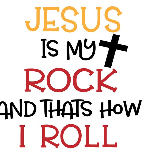 Jesus Rock N Roll Svg - Etsy