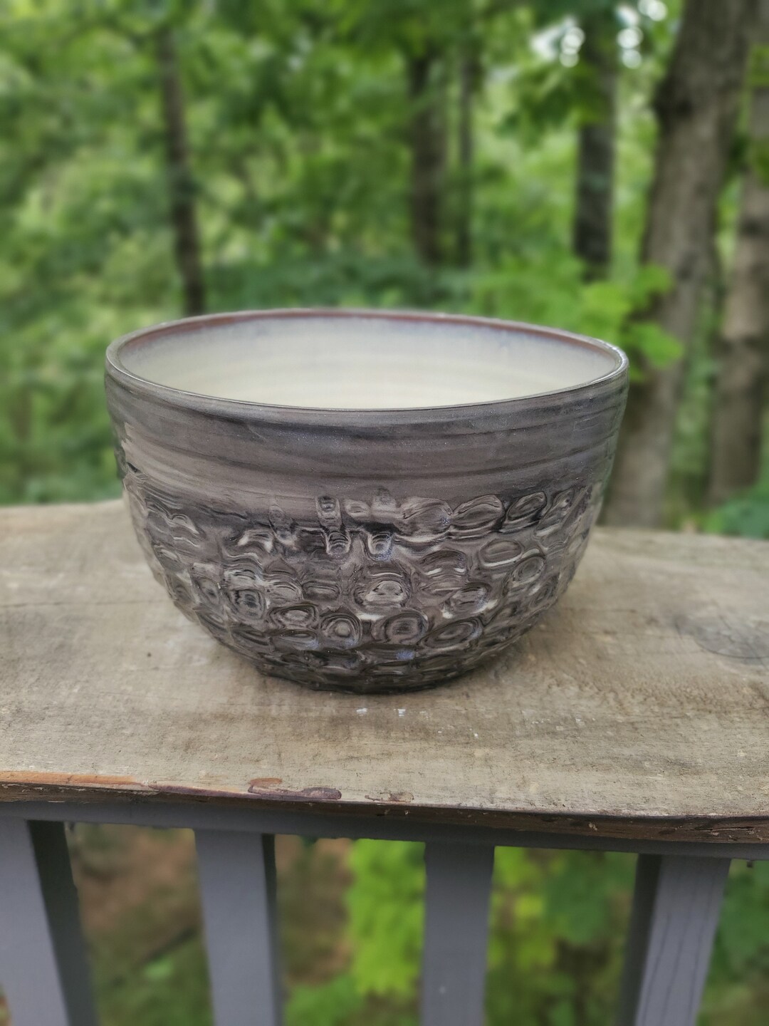 Handmade Serving Bowl, Marbled Porcelain, Drippy Glaze Serving Bowl ...