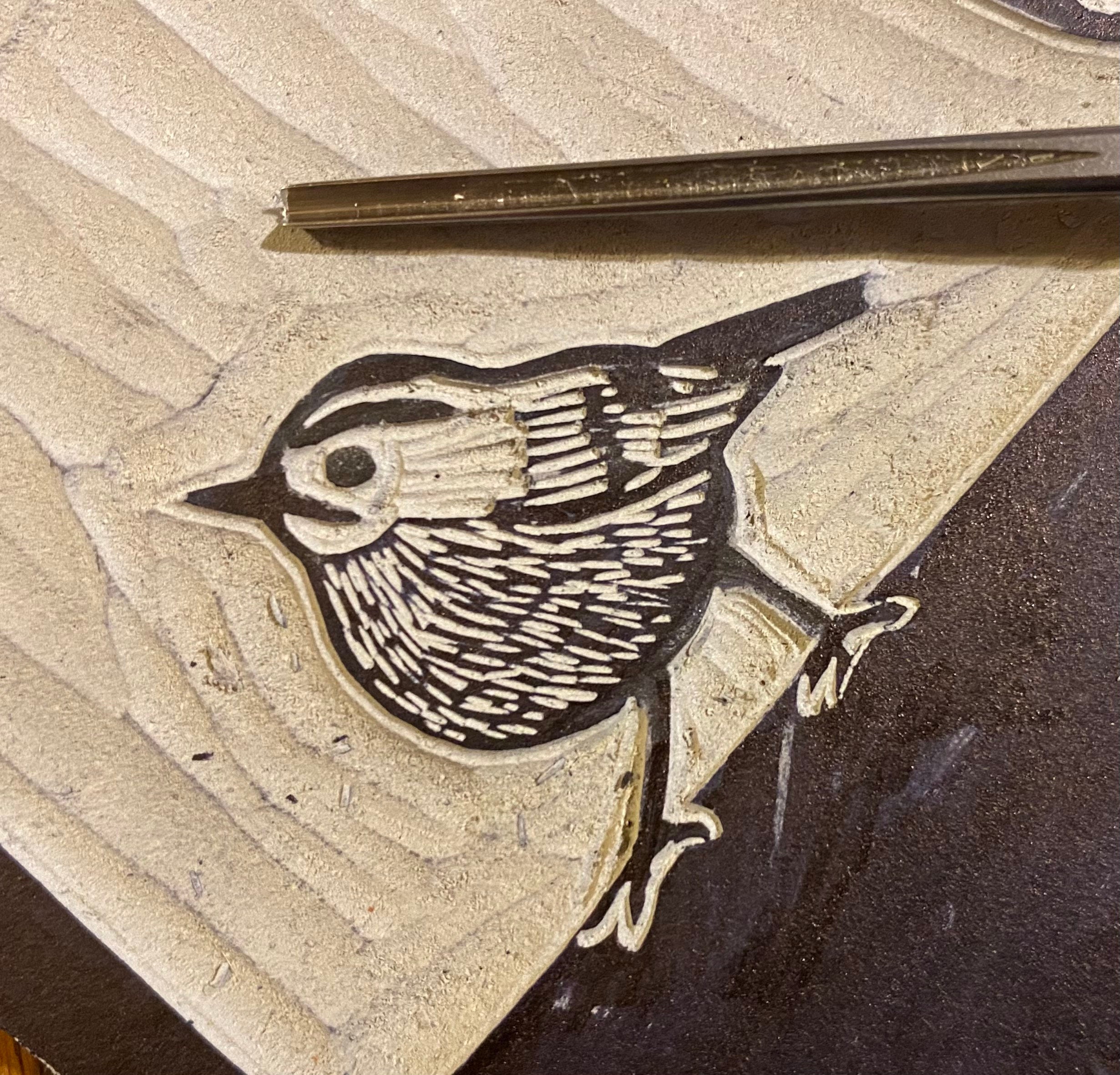 Original Linocut Artwork Wall Art Letter G - Etsy